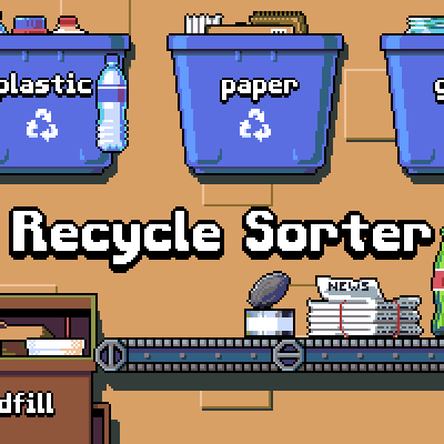 Recycle Sorter - educational arcade game by Clint Bellanger